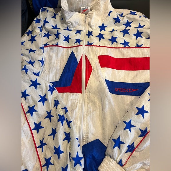 Speedo | Jackets & Coats | Vintage Usa Windbreaker Workout Jogger Suit ...